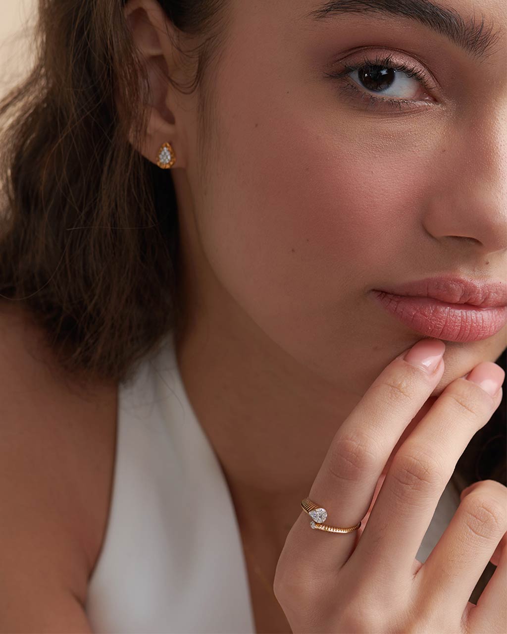 Home Coiled Diamond Band